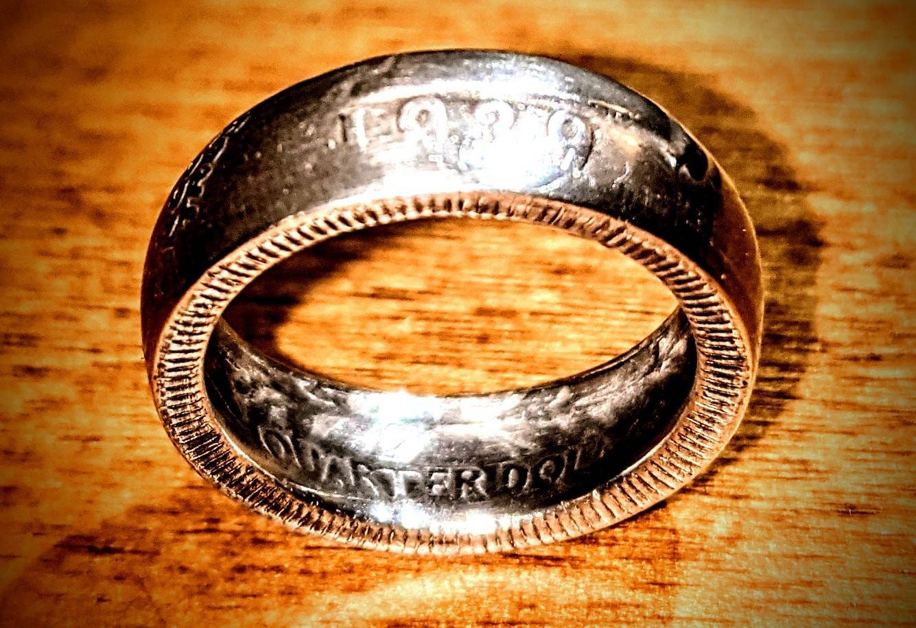 Pick Your Year - 90% Silver Coin Ring - Etsy