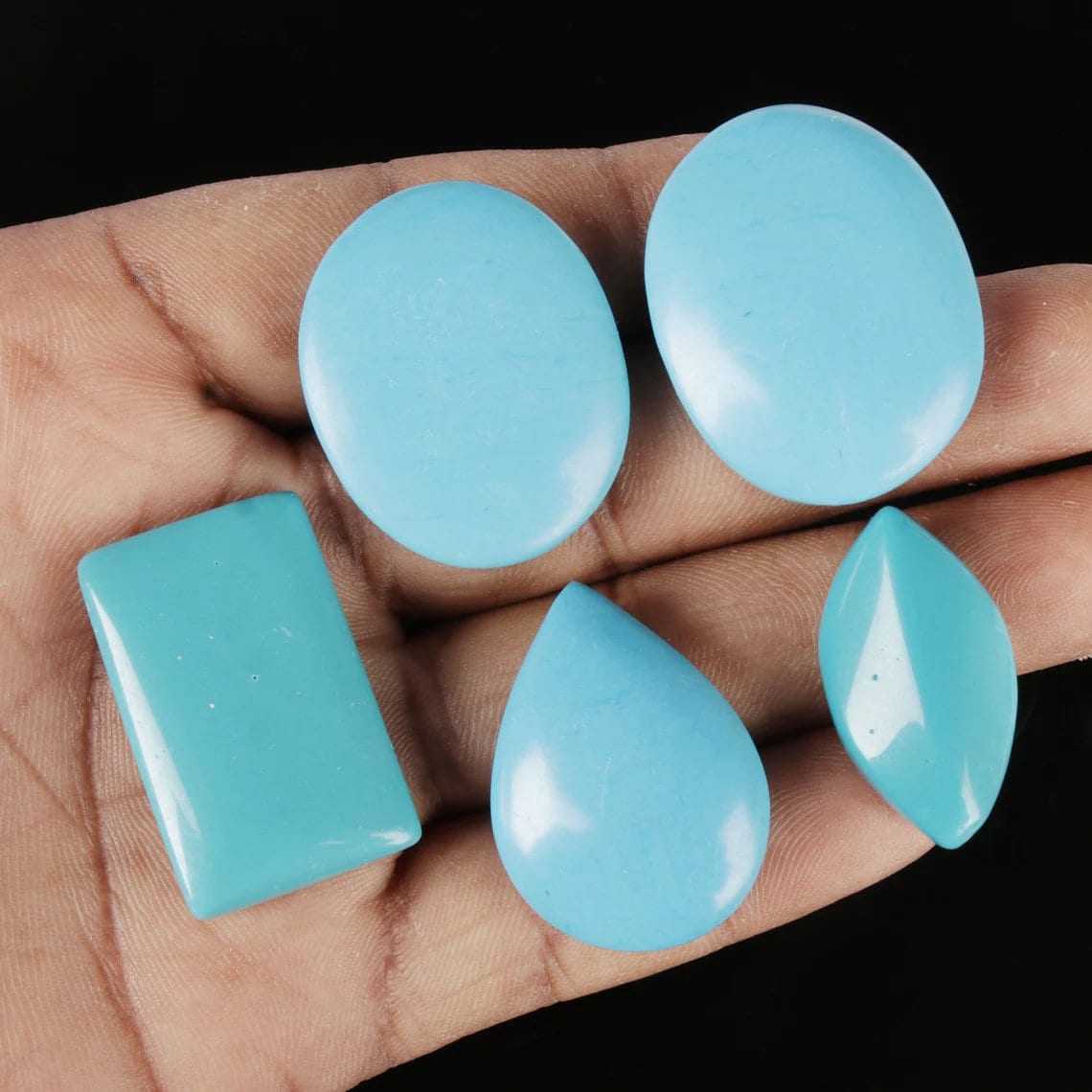 Natural Turquoise Slab Rough,Certified Turquoise Gemstones VL-202 Loose ...