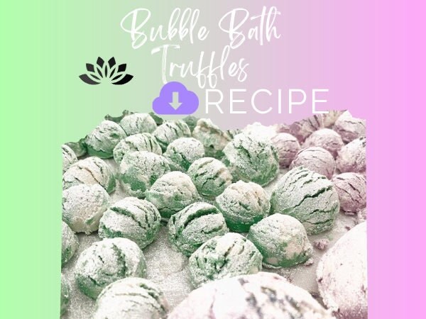 Bubble Bath Truffles Recipe DIY Bath Truffles Recipe Make - Etsy