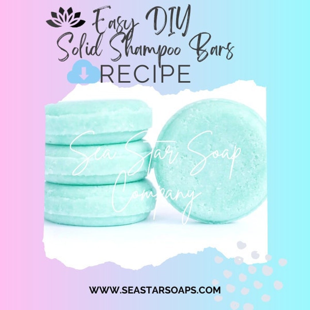 Shampoo Bar Recipe Diy Solid Shampoo Bar Recipe Make Solid Shampoo Bars