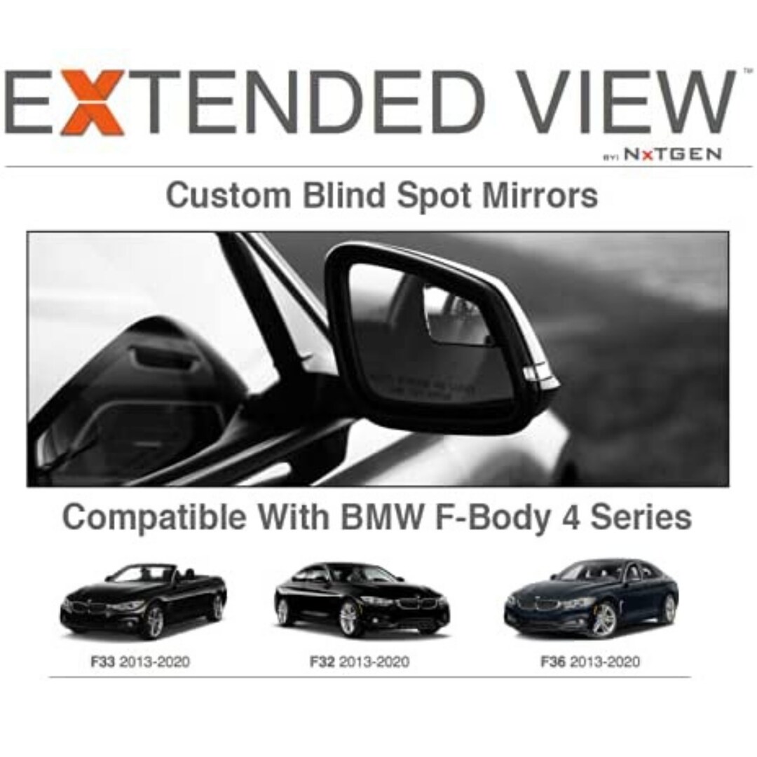 Blind Spot Mirrors- Compatible With BMW 4 Series F32 , F33 and F36 ...