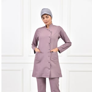 Muslim Scrubs Uniform, Lylac Nurse Uniform, Dentist Doctor Medical ...