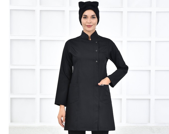 Muslim Scrubs Uniform Black Nurse Uniform Dentist Doctor - Etsy