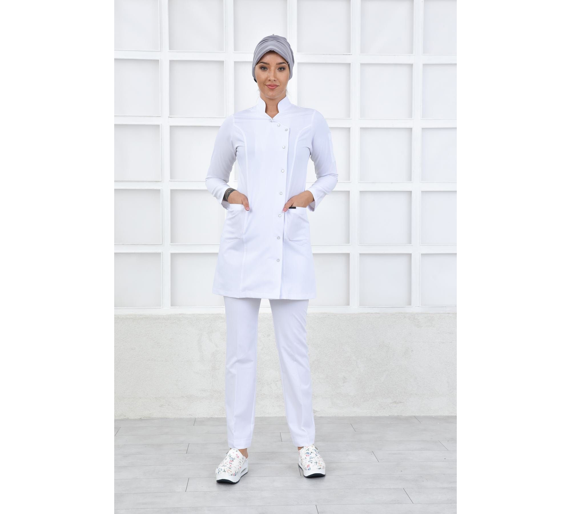 White Medical Scrubs