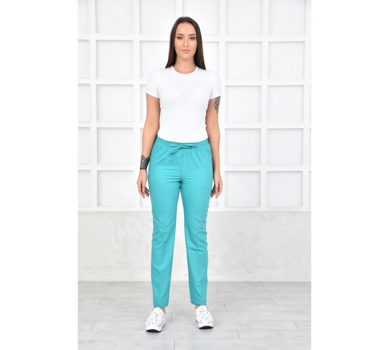 Muslim Scrubs Uniform Turquoise Green Nurse Uniform Dentist | Etsy