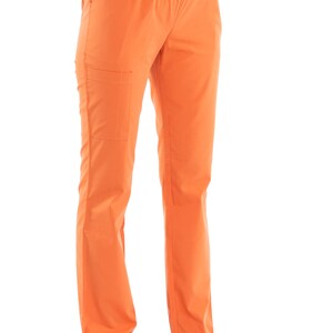 Personalized Orange Scrub Set, Nurse Uniform, Custom Scrub, Medical ...