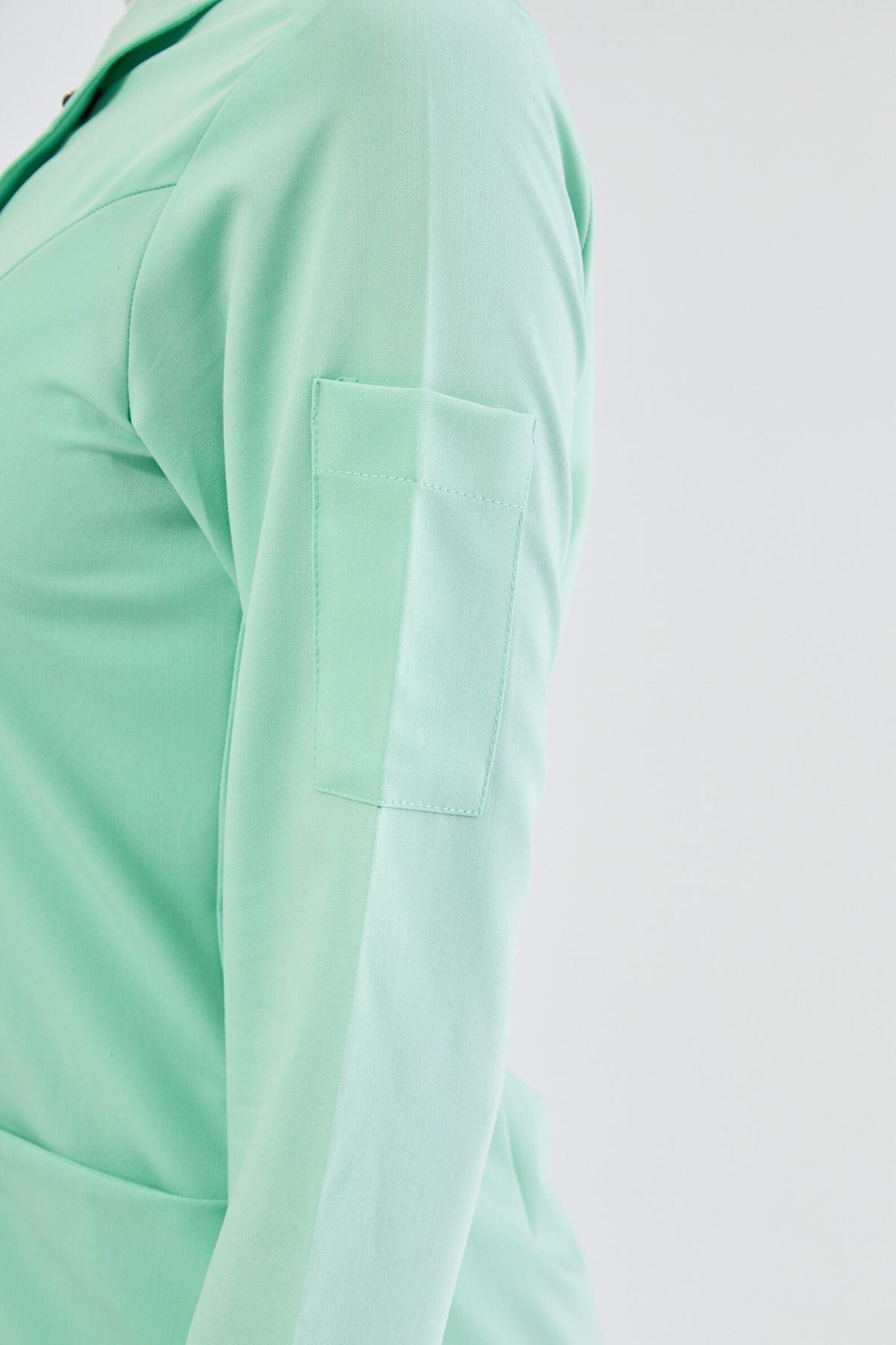 Modest Mint Green Scrubs - Long Sleeve Medical Uniform for Professional ...