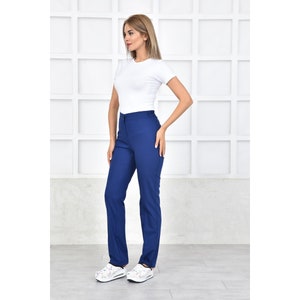 Personalized Embroidered Indigo Blue Scrub for Medical Professional ...