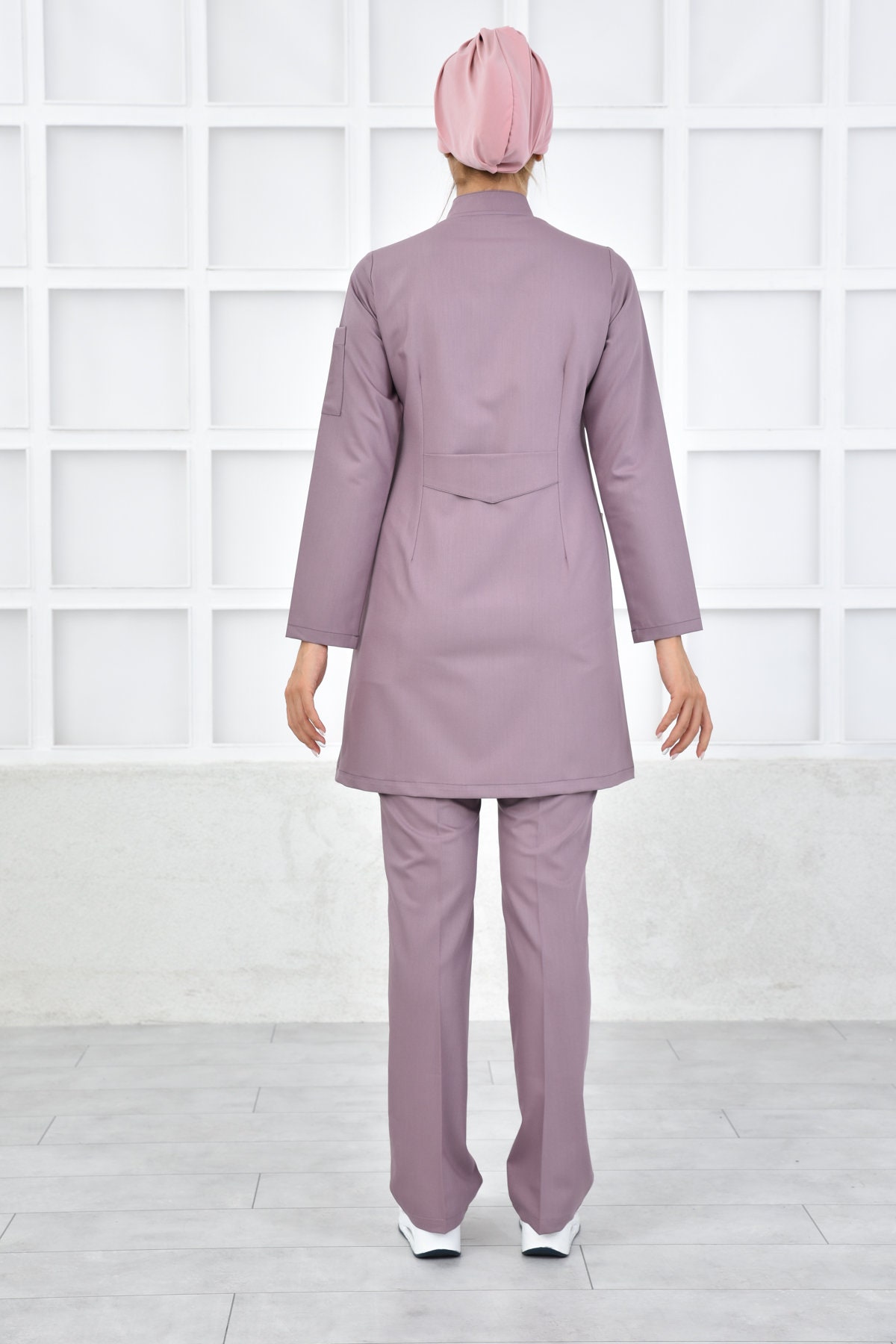 Scrub Top Only, Lilac Nurse Uniform, Scrub Dress,nurse Esthetician ...