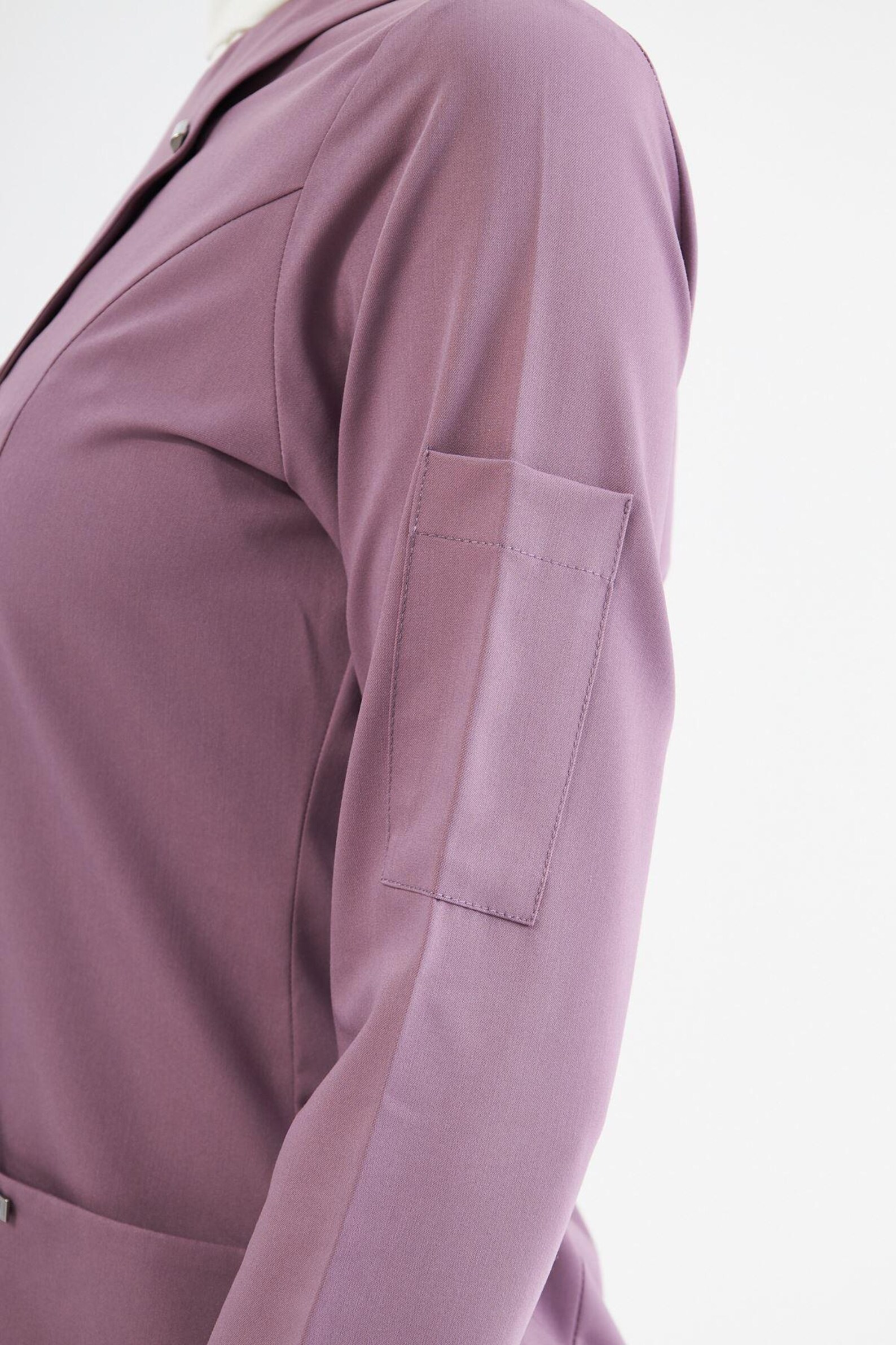 Modest Lilac Scrubs - Long Sleeve Medical Uniform for Professional ...