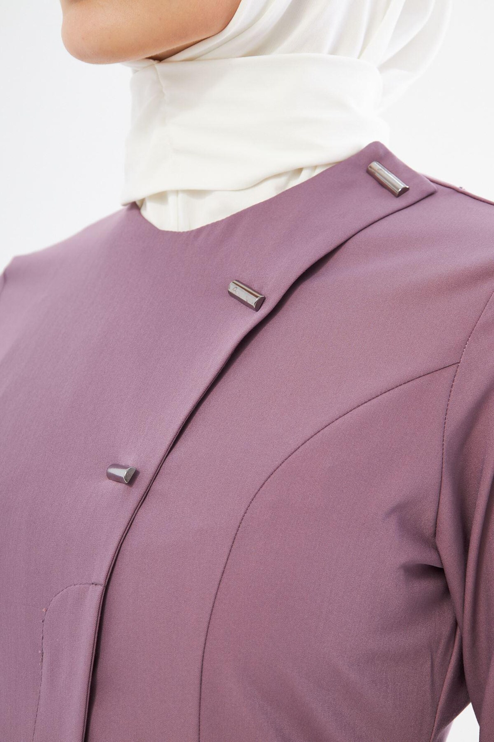 Modest Lilac Scrubs - Long Sleeve Medical Uniform for Professional ...