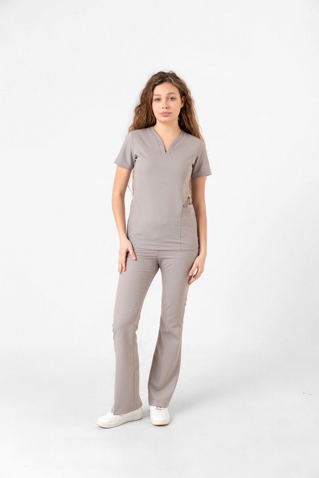 Sand Gray Scrub Set, Fashioned for Function: Unique Scrub Sets on Etsy ...