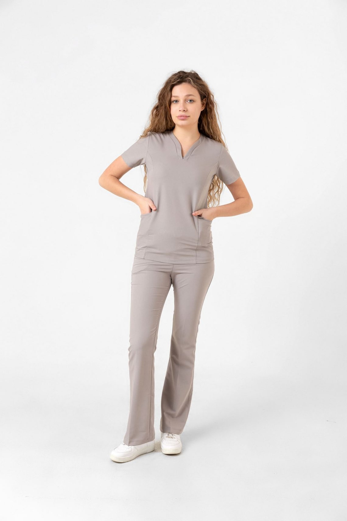 Sand Gray Scrub Set, Fashioned for Function: Unique Scrub Sets on Etsy ...