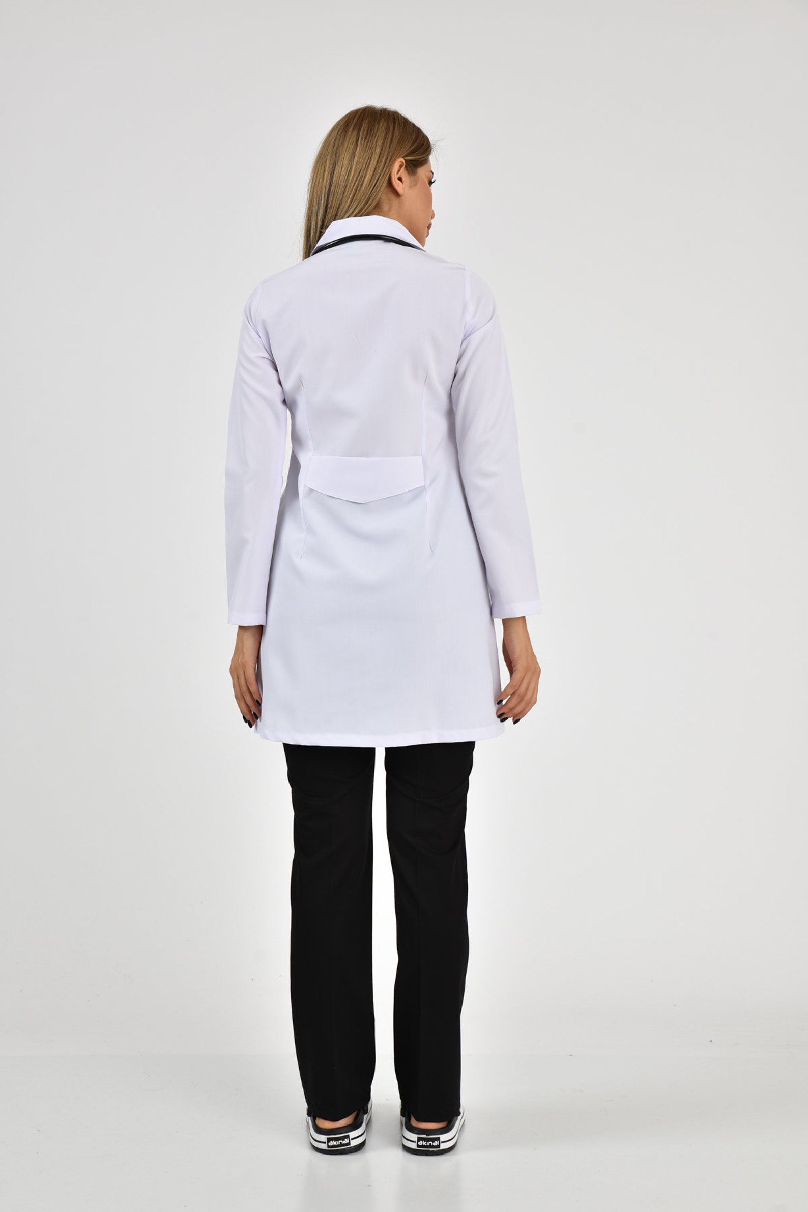 White Lab Coat Anti-wrinkle Lightweight Doctor Dentist - Etsy