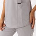 Comfortable Light Grey Scrub Set, Nurse Uniform,elasticated Doctor ...