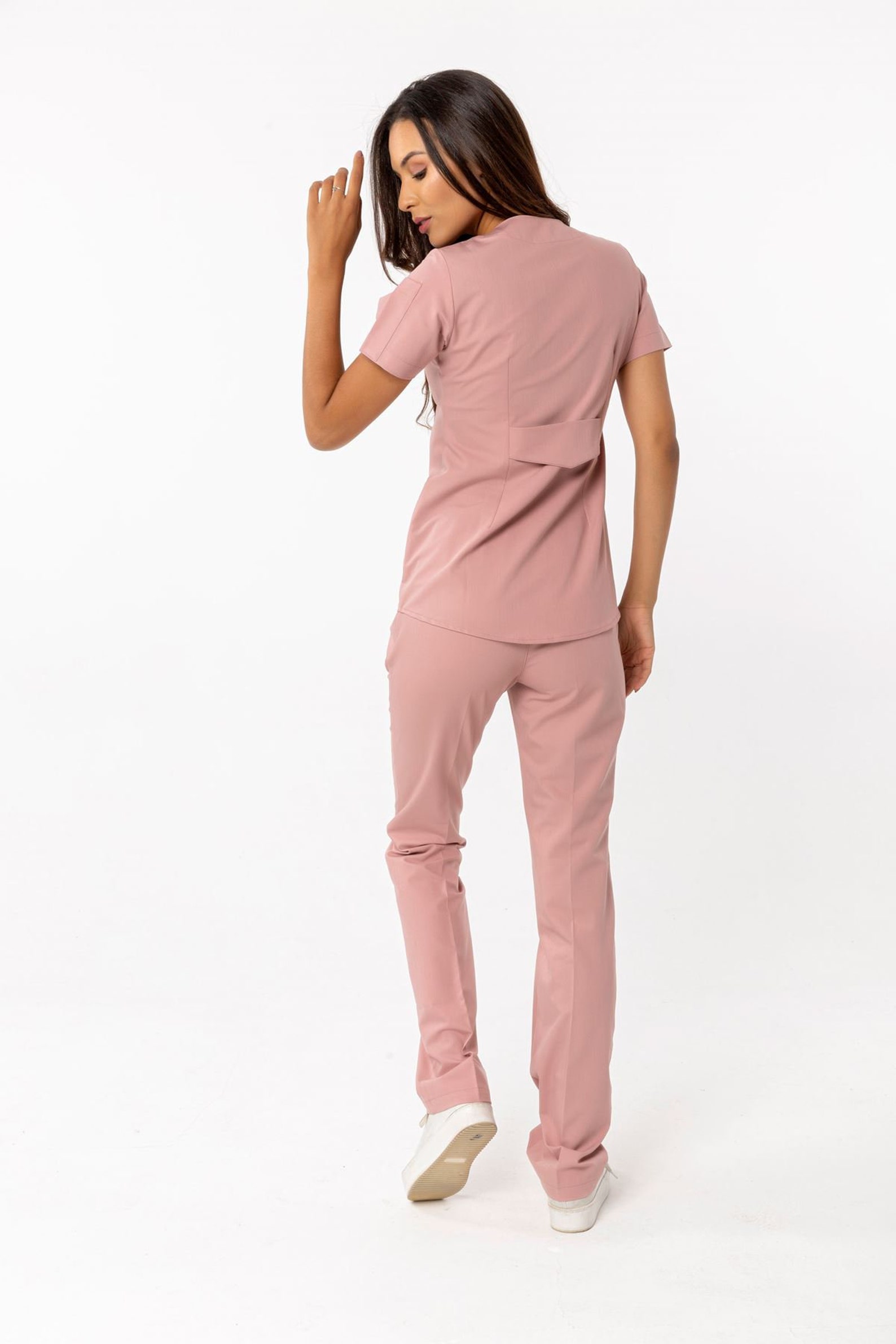 Comfortable Powder Color Scrub Set Nurse Uniform Elasticated - Etsy