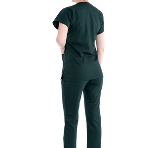 Soft Emerald Green Nurse Scrub Set, Nurse Uniform, Custom Scrub, Nurse ...