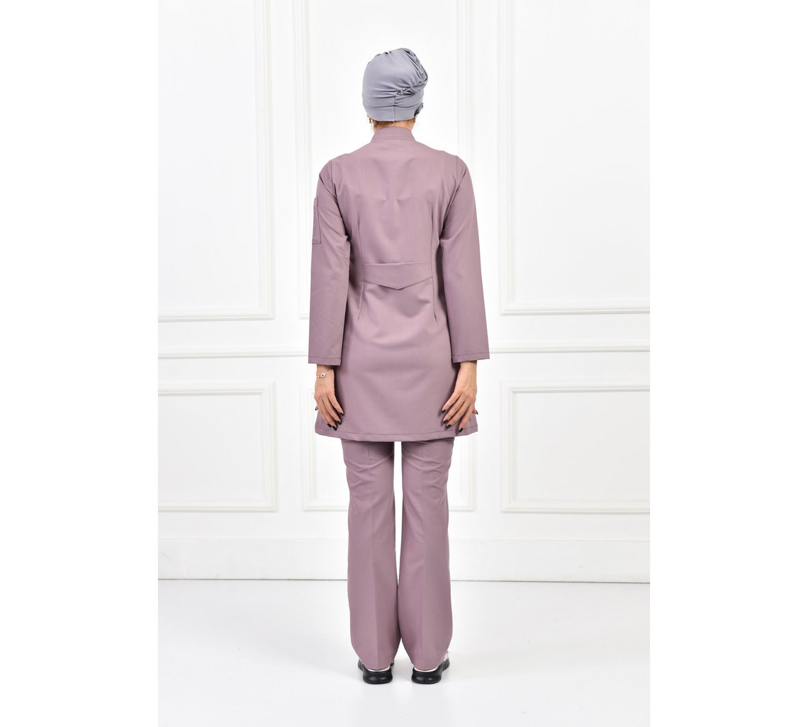 Muslim Scrubs Uniform, Lylac Nurse Uniform, Dentist Doctor Medical ...