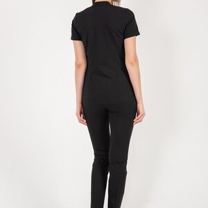 Comfortable Black Scrub Set,nurse Scrub, Scrub Tops, Scrub Set Woman ...