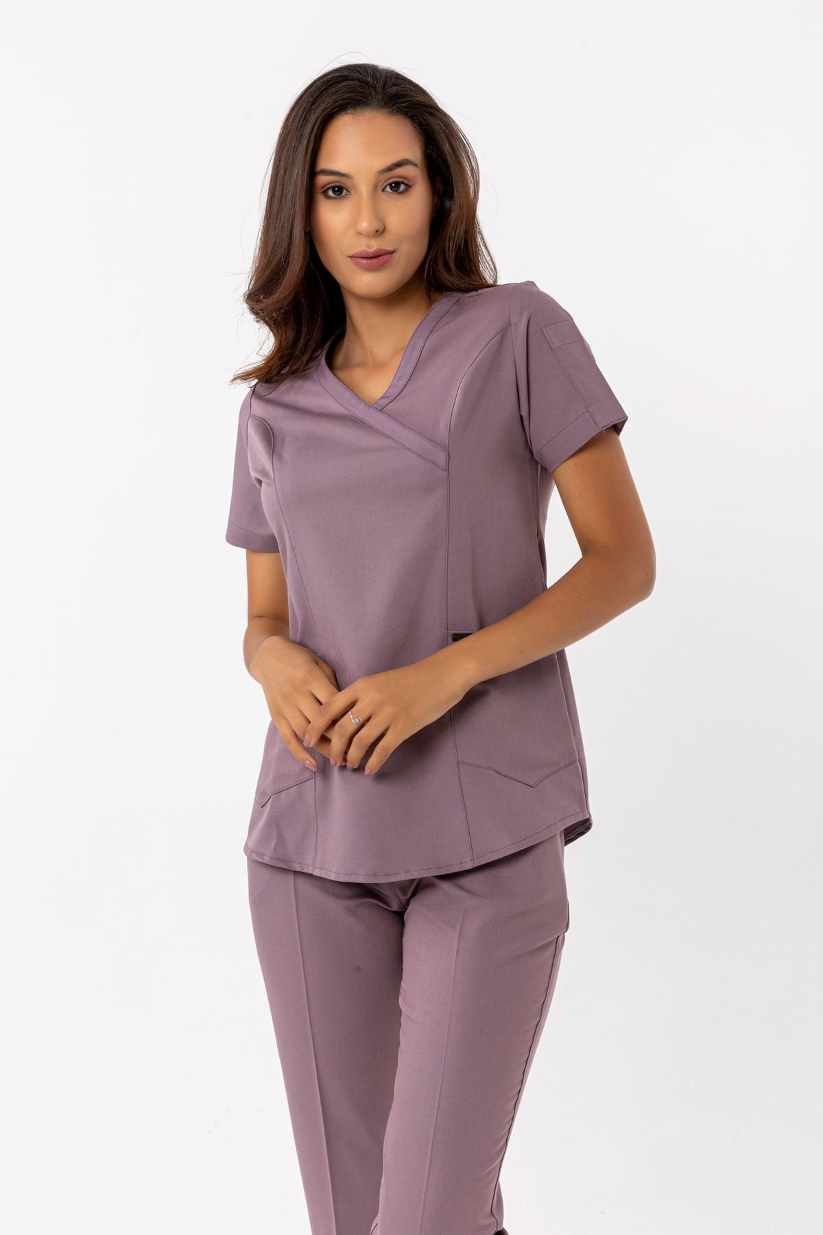 Comfortable Lilac Scrub Set Nurse Uniformelasticated Doctor - Etsy UK