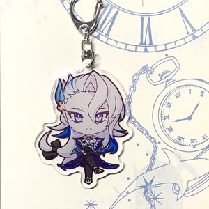 Neuvillette Keychain Genshin Impact Fontaine Keyring - Etsy