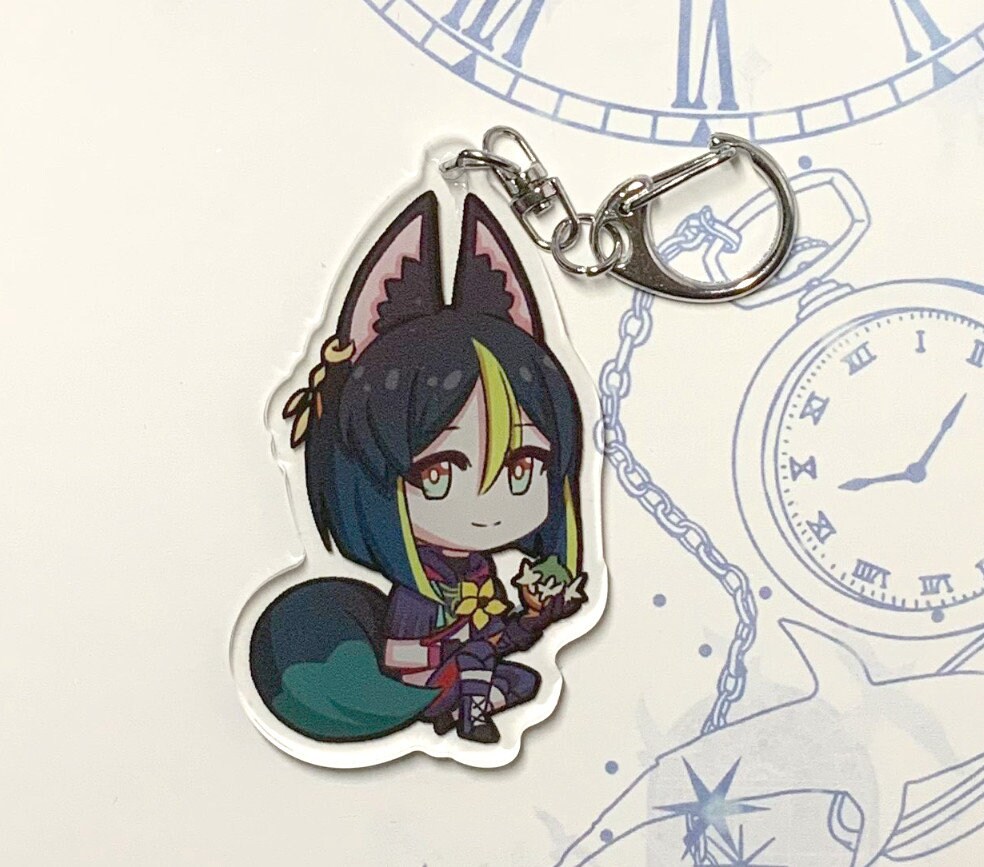 Tighnari Keychain Genshin Impact now in Stock - Etsy