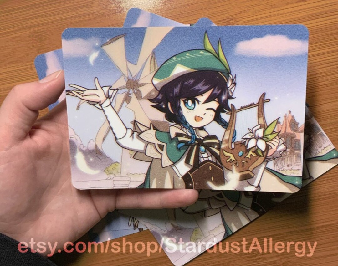 Venti 90s Anime Style Postcard/a6 Art Print - Etsy India