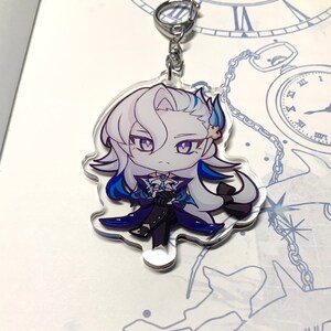 Neuvillette Keychain Genshin Impact Fontaine Keyring - Etsy