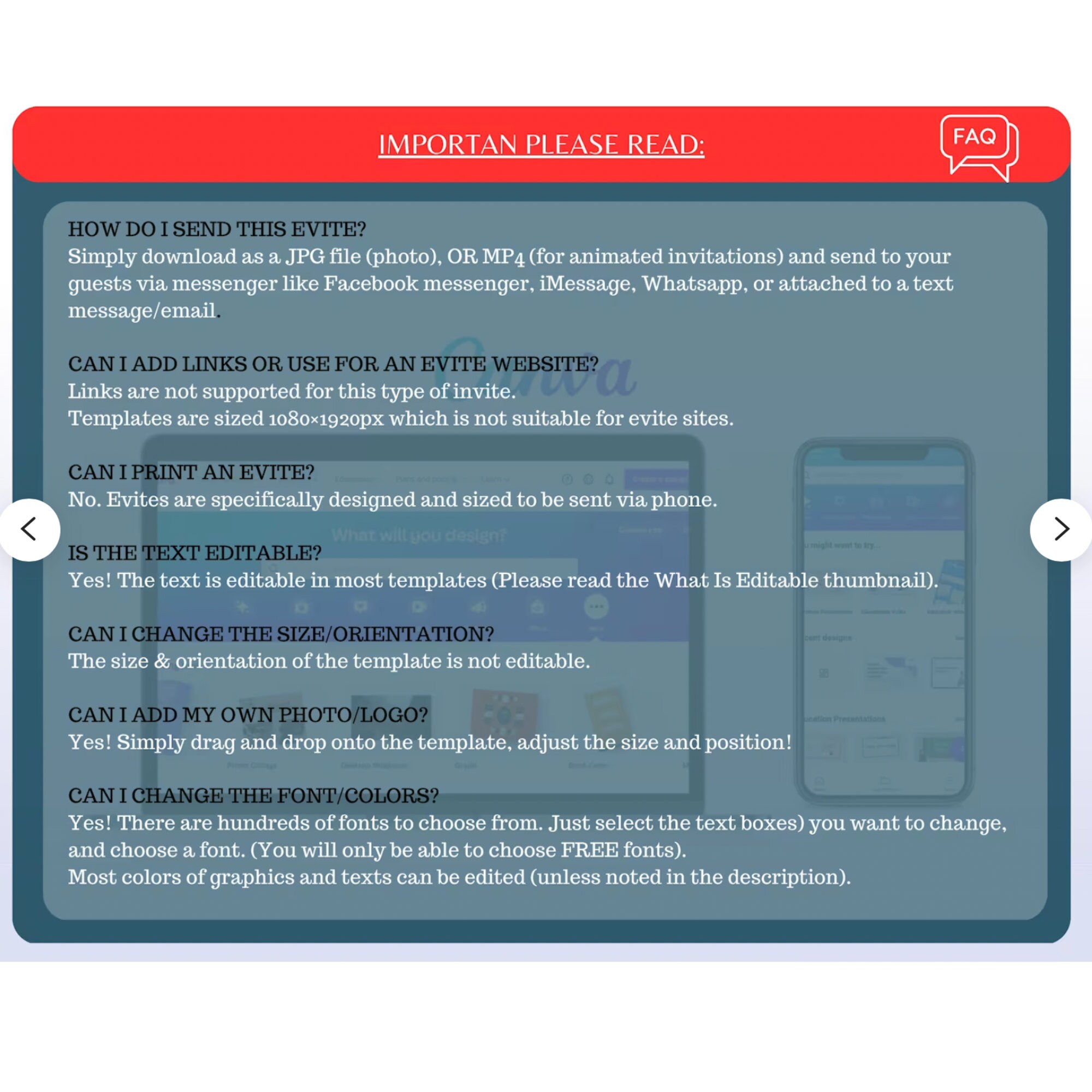 Let's Sip Invitation Itinerary Card- Edit Yourself- Orange Birthday ...
