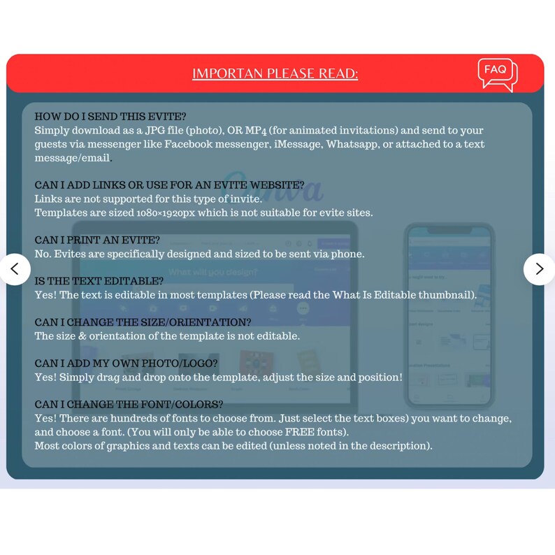 Let's Party Birthday Invitation Template- Any Age- Self Edit- Printable and Digital Use- Email ...