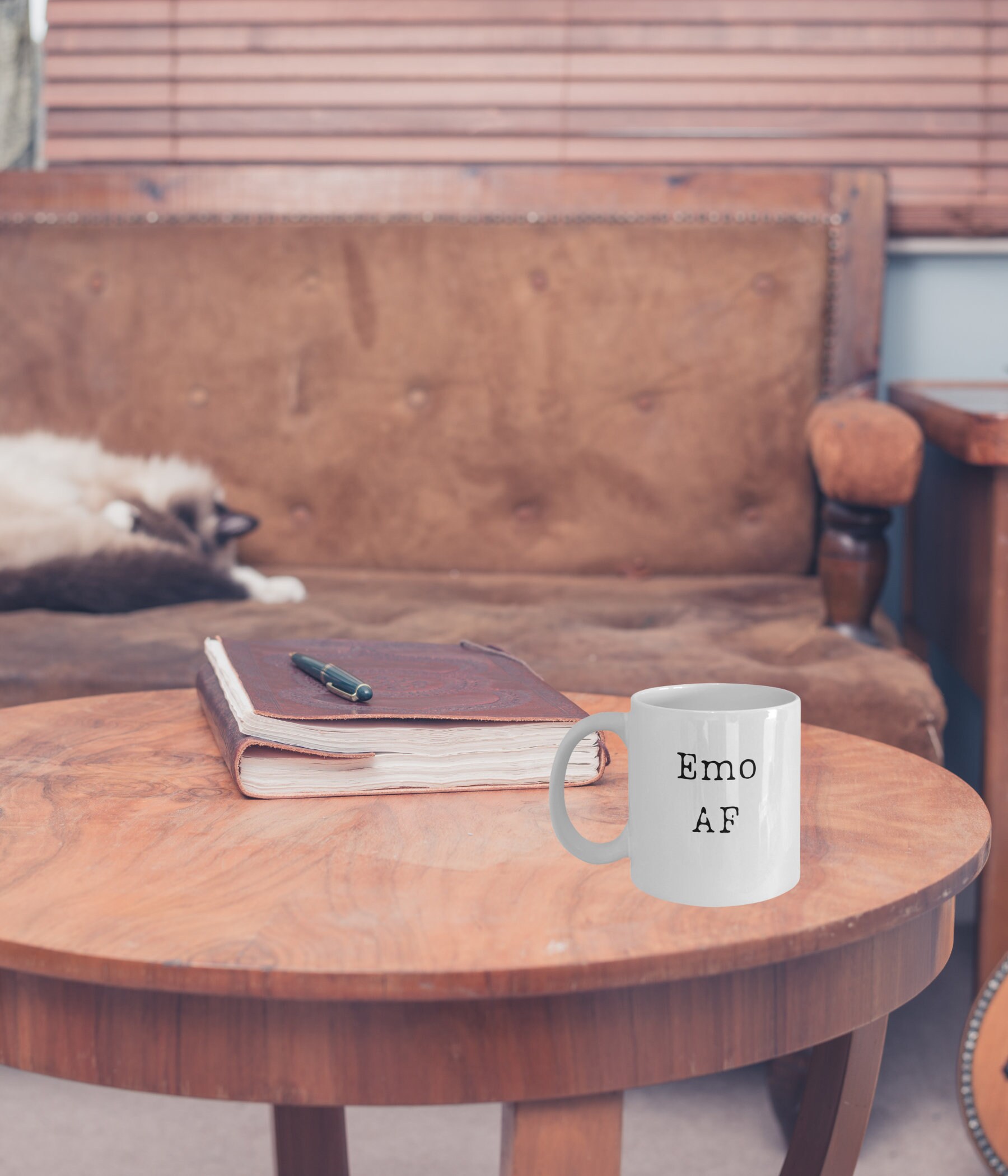 Goth Mug Emo AF Coffee Mug Novelty Emocore Dark Tea Cup Emo | Etsy