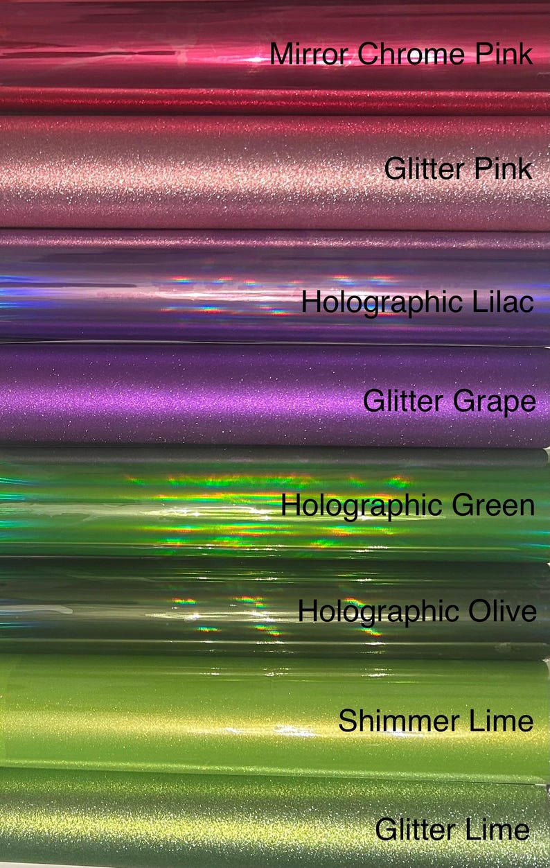 Cutlery Sticker - Holographic Vinyl Decal - Custom Colour & Size - Etsy