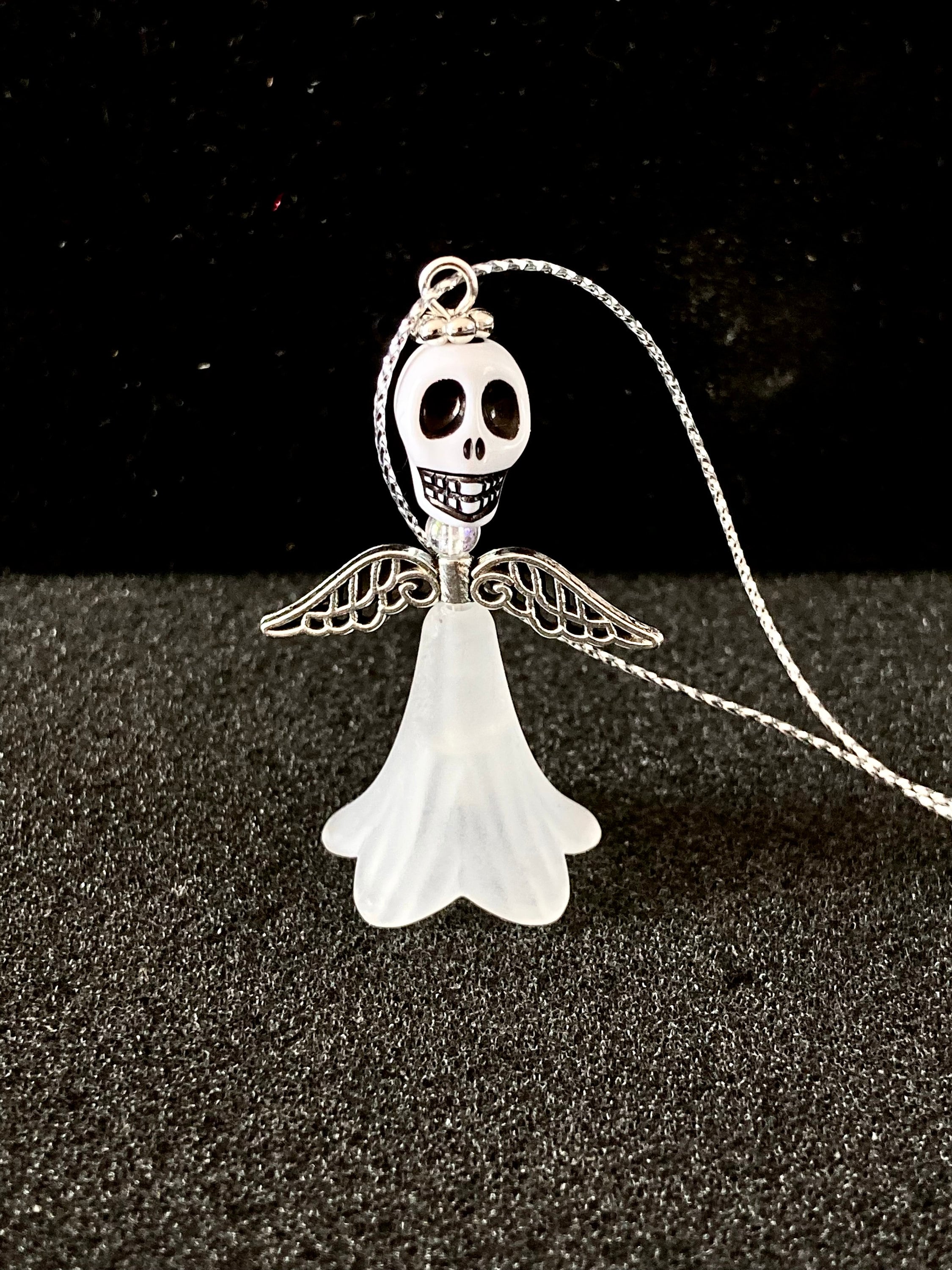 Skull Angels Fairies Set of 5 Tree Decorations for Halloween, Christmas ...