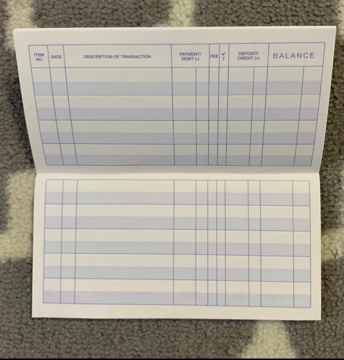 12 Pack Checkbook Registers for Personal, LARGER LINES SPACES and Easy ...