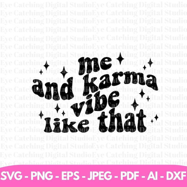 Karma Svg - Etsy