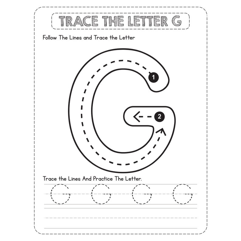 26 Alphabet Letters Printable Tracing Worksheets, Preschool ...