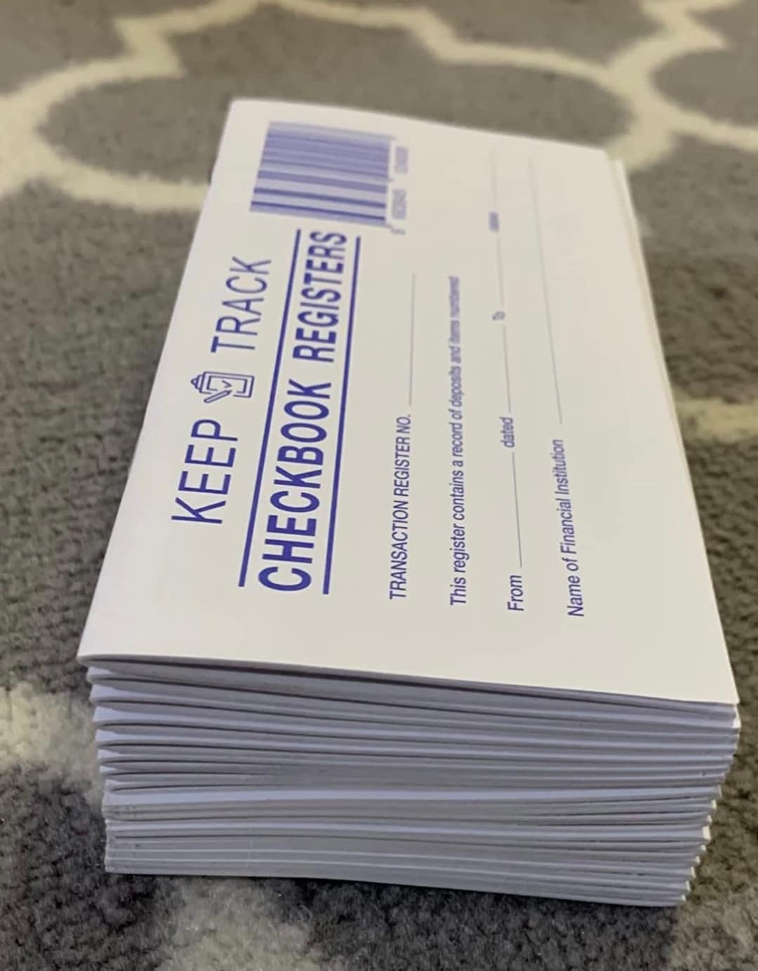 30 PACK Check Registers for Personal Checkbook - Deposit, Credit ...