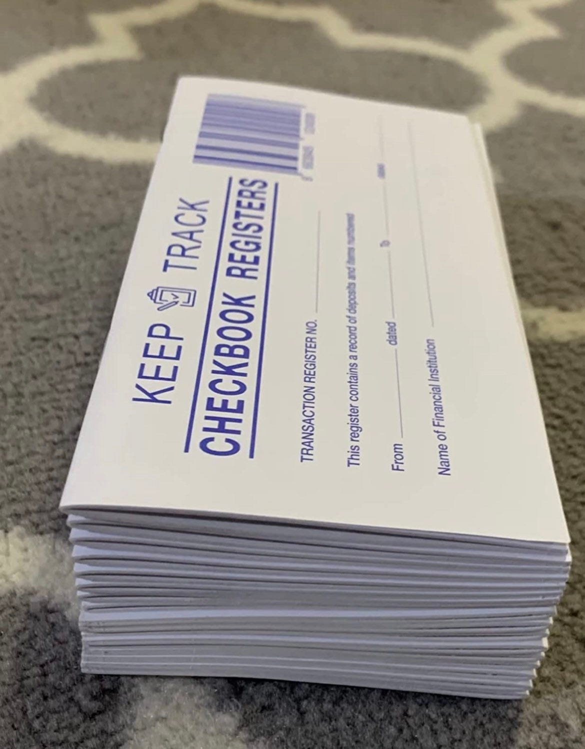 30 PACK Check Registers for Personal Checkbook - Deposit, Credit ...