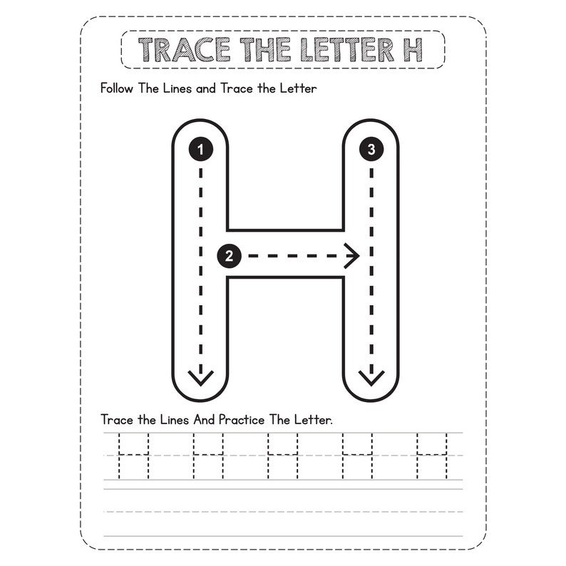 26 Alphabet Letters Printable Tracing Worksheets, Preschool ...