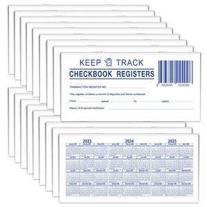 30 PACK Check Registers for Personal Checkbook - Deposit, Credit ...