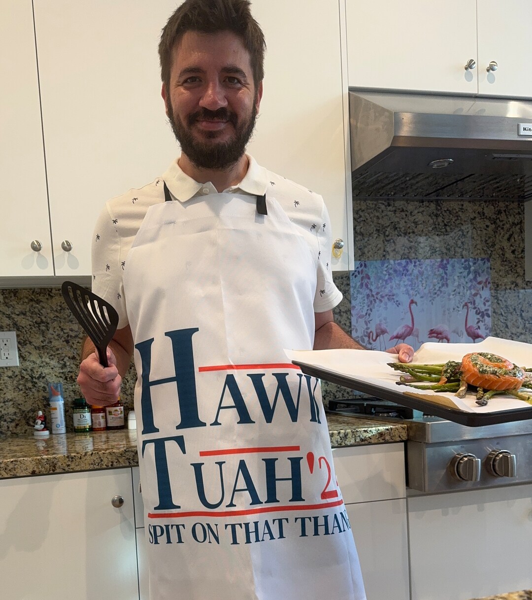 Hawk Tuah Apron, Hawk Tuah Girl, Hawk Tuah Meme, Trendy Design, Hawk ...