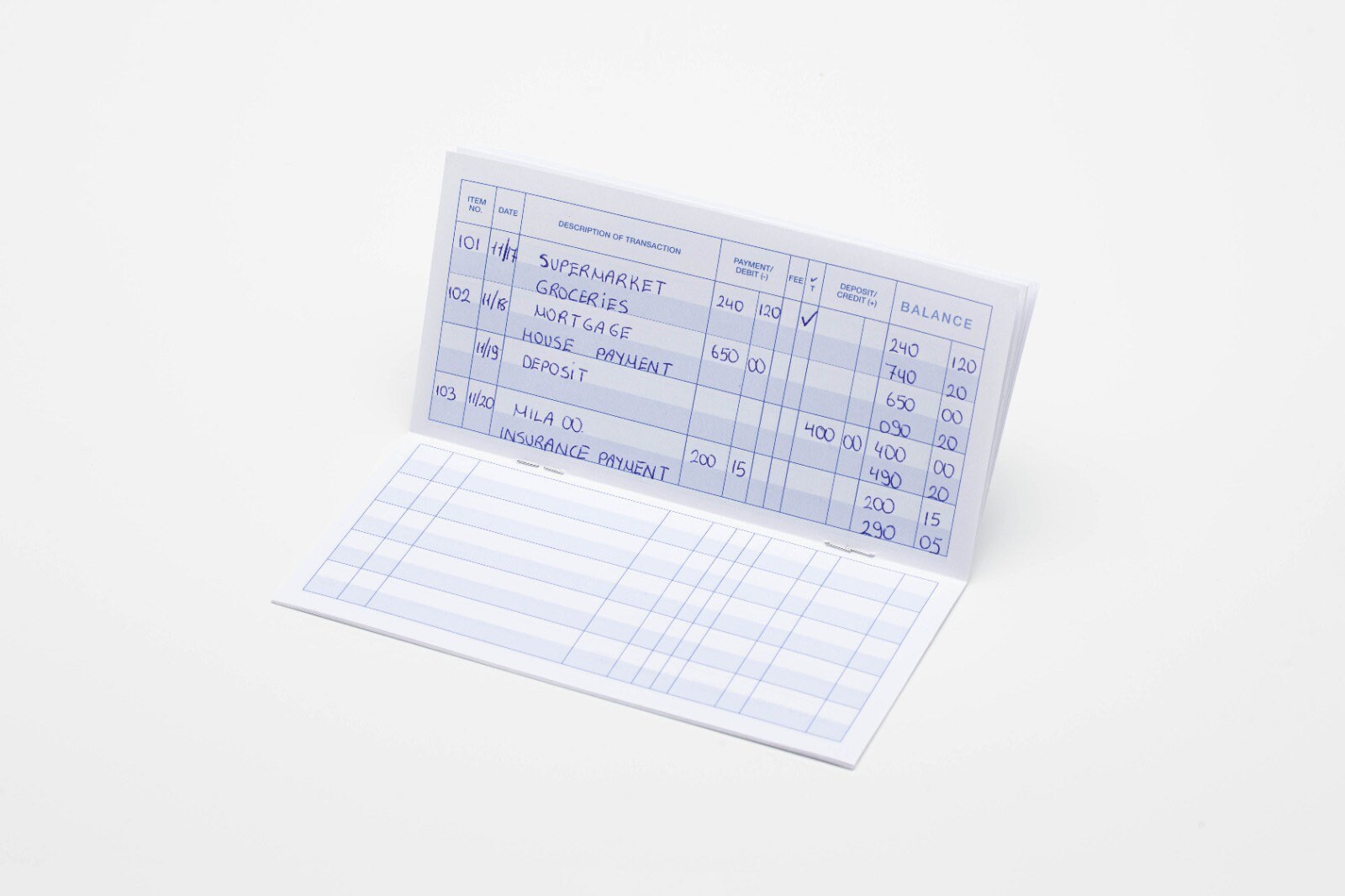 30 PACK Check Registers for Personal Checkbook - Deposit, Credit ...