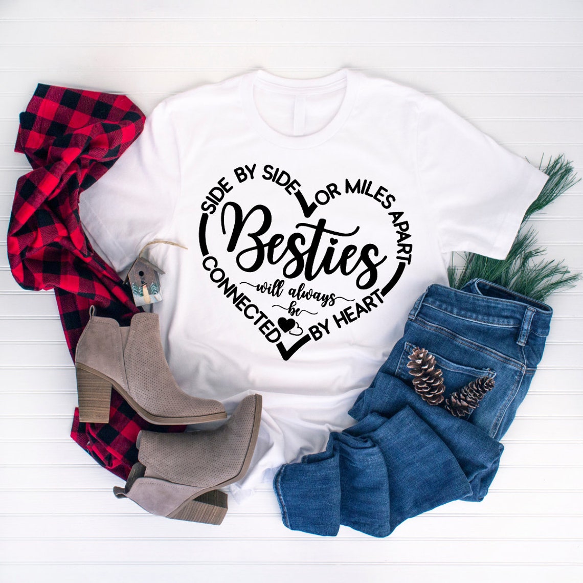 Besties SVG / Cut File / Cricut / Commercial Use / Silhouette - Etsy