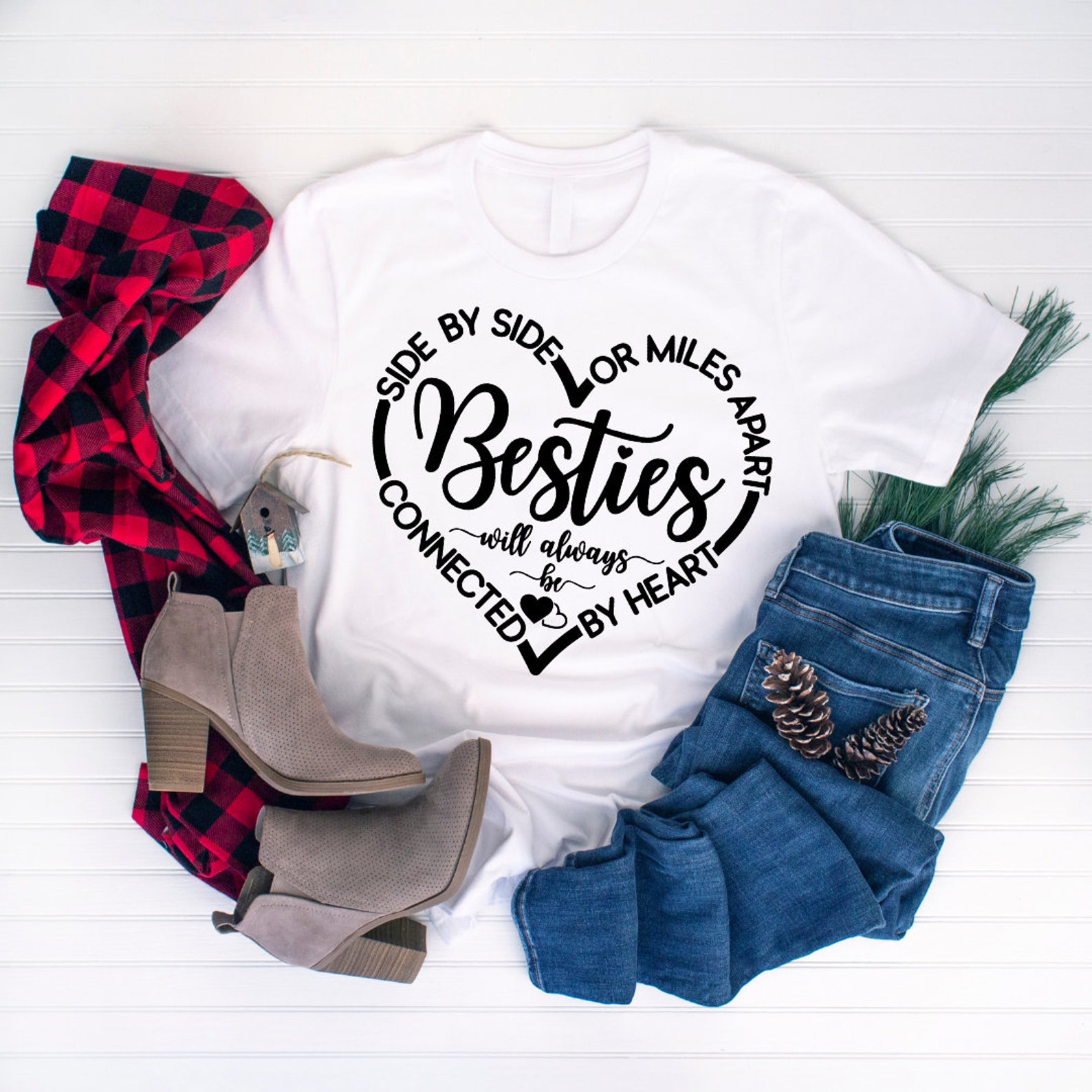 Besties SVG / Cut File / Cricut / Commercial Use / Silhouette - Etsy