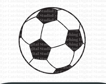 Soccer Ball SVG Files Football Cut Files Soccer Ball Vector Files ...