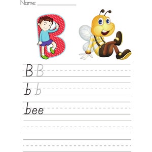 26 Alphabet Letters Printable Tracing Worksheets, Preschool ...