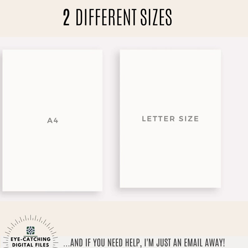 Printable Graph Paper, 2 Sizes PDF File - A4, Letter Size - Etsy