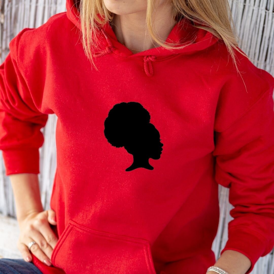 Afro Puff SVG, Black Woman Svg, Puff Hairstyle Svg, Afro Hair Svg ...