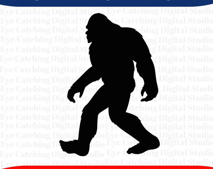 Farting Bigfoot Svg, Fart Svg, Big Foot, Yeti, Sasquatch. Vector Cut ...