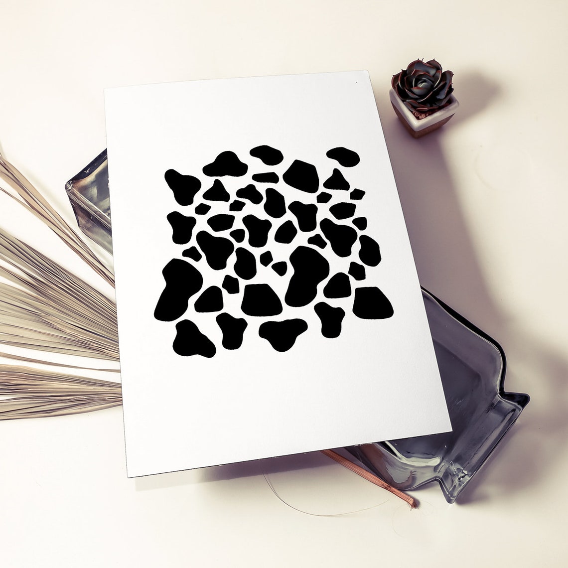 Cow Print, Cow Spots, Cow Print Pattern Instant Download SVG, PNG, EPS ...